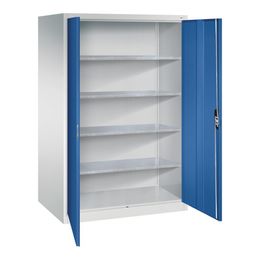 C+P Werkzeugschrank Acurado, 1950x1200x800mm, 7035/5010 ; C + P Möbelsysteme (8934-00|S10328)
