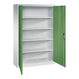 C+P Büroschrank Acurado, 1950x1200x400mm, 7035/6011 ; C + P Möbelsysteme (9460-000|S11079)