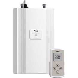 AEG HAUSTECHNIK Kompakt-Durchlauferhitzer &raquo;DDLE Kompakt FB&laquo; 11/13 kW umschaltbar, Fernbedienung, Untertischmontage, f&uuml;r die K&uuml;che wei&szlig;