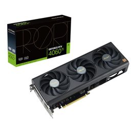 ASUS Grafikkarte &raquo;PROART-RTX4060TI-16G&laquo; 16 GB GDDR6 schwarz L&uuml;fter mit Doppelkugellager halten bis zu doppelt so lange wie herk&ouml;mmliche L&uuml;fter