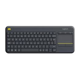 Logitech Tastatur- und Maus-Set »Wireless Touch Keyboard K400 Plus HUN - Layout« schwarz 18 Monate** Batterielebensdauer