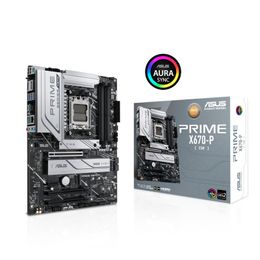 ASUS Mainboard &raquo;PRIME X670-P-CSM&laquo; Schwarz-Silber Umfassende K&uuml;hlung: Gro&szlig;e VRM-K&uuml;hlk&ouml;rper, M.2-K&uuml;hlk&ouml;rper, passiver Chipsatz-K&uuml;hlk&ouml;rper,...