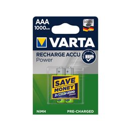 Varta Akkuzelle 1,2 V 1000 mAh R03-AAA-Micro HR03 2 (5703)