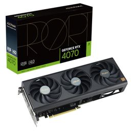 ASUS Grafikkarte &raquo;PROART-RTX4070-12G&laquo; 12 GB GDDR6X schwarz L&uuml;fter mit Doppelkugellager
