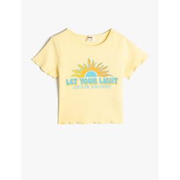 KOTON Shirt girl Yellow size 122/128