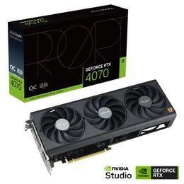 ASUS Grafikkarte &raquo;PROART-RTX4070-O12G&laquo; 12 GB GDDR6X schwarz L&uuml;fter mit Doppelkugellager