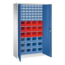 C+P Magazinschrank Serie 13, 1980x1000x420mm, 7035/5010 ; C + P M&ouml;belsysteme (133144-29|S10112)
