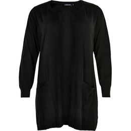 SANDGAARD Strickjacke 'Helsinki' Damen Größe 7XL schwarz