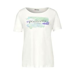 Street One T-Shirt Damen Größe XXL dunkelgrau / mint / lila / offwhite