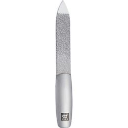 Zwilling Saphir-Nagelfeile »Saphir Nagelfeile 90mm« Zweiseitig, grob- und feinkörnige Fläche, aus rostfreiem Edelstahl. silberfarben Feilenblatt...