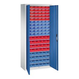 C+P Magazinschrank Serie 13, 1690x700x300mm, 7035/5010 ; C + P M&ouml;belsysteme (133413-210|S10106)