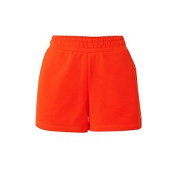 Calvin Klein Jeans Shorts Damen Größe 36 orangerot / weiß
