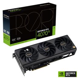 ASUS Grafikkarte &raquo;PROART-RTX4070TI-O12G&laquo; 12 GB GDDR6X schwarz Axial-Tech-L&uuml;fter f&uuml;r 21% mehr Luftstrom