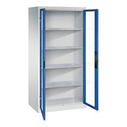 C+P Werkzeugschrank Acurado, 1950x930x600mm, 7035/5010 ; C + P Möbelsysteme (8922-055|S10188)
