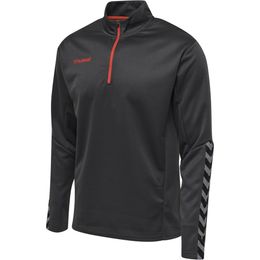 Hummel Sportsweatshirt Herren Gr&ouml;&szlig;e XL grau / schwarz