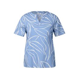 Cecil Bluse Damen Größe S hellblau / weiß