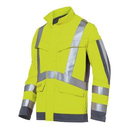 KÜBLER WORKWEAR Kübler Jacke PROTECTIQ HIGH VIS ARC2 PSA 3 warngelb/anthrazit Form 1394 Größe 102 ; Kübler Workwear (1394 8420-3497-102)