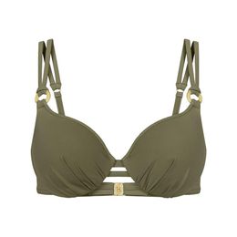 Triumph B&uuml;gel-Bikini-Top ' Summer Twist ' Damen Gr&ouml;&szlig;e 80 khaki