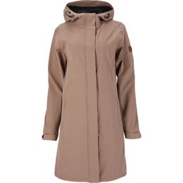 Gipfelgl&uuml;ck Raincoat 'Marlies' female Brown size 46