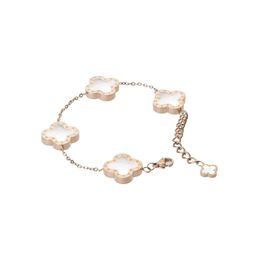 Lenoites Bracelet 'Four-leaf Clover 17' female Pink size One Size