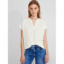 Street One Bluse Damen Größe S offwhite