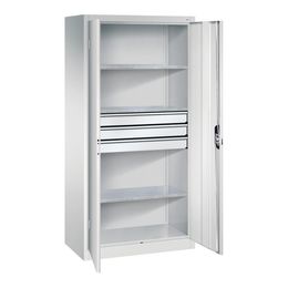 C+P Werkzeugschrank mit Schubladen Acurado, 1950x930x500mm, 7035/7035 ; C + P Möbelsysteme (8921-5030|S10227)