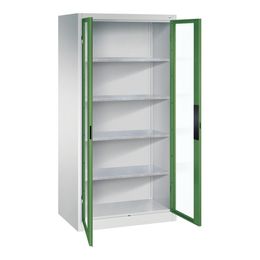C+P Werkzeugschrank Acurado, 1950x930x600mm, 7035/6011 ; C + P Möbelsysteme (8922-055|S10191)