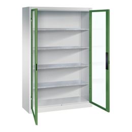 C+P Werkzeugschrank Acurado, 1950x1200x400mm, 7035/6011 ; C + P Möbelsysteme (8930-055|S10140)