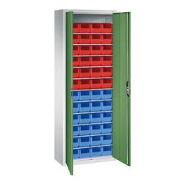 C+P Magazinschrank Serie 13, 1980x700x300mm, 7035/6011 ; C + P M&ouml;belsysteme (133113-21|S10131)