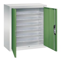 C+P Magazinschrank Serie 13, 830x700x300mm, 7035/6011 ; C + P M&ouml;belsysteme (134013-20|S10084)