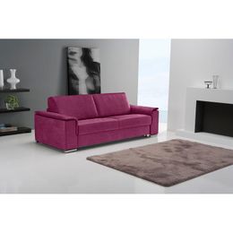 Egoitaliano Schlafsofa »Cecilia, modern & elegant, erstklassiger Sitzkomfort, Dauerschläfer« inkl. Matratze und hochwertigem Metallbettrahmen,...