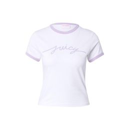 Juicy Couture T-Shirt Damen Gr&ouml;&szlig;e S lavendel / wei&szlig;