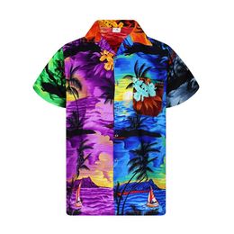 King Kameha Shirt 'Surf' male Mixed colors size 6XL