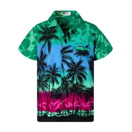 King Kameha Shirt 'Beach Eclectic' male Green size XS
