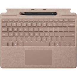 Microsoft Tastatur mit Touchpad »Surface Pro mit Slim Pen« (Fn-Tasten Touchpad) mit Slim Pen sand