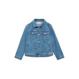 Mango Kids Jacke 'ALLEGRA1' M&auml;dchen Gr&ouml;&szlig;e 128 blue denim