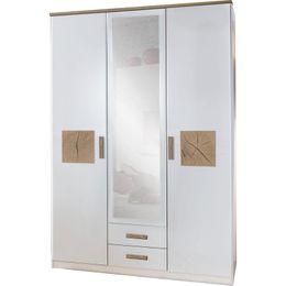 wimex Kleiderschrank »Kärnten Schlafzimmerschrank im natürlichen Design« in zwei Breiten erhältlich, mit Spiegel, Topseller Schrank Garderobe mit 3...
