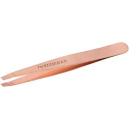 Tweezerman Pinzette »Schräge Slant« Präzise, handgeschliffen, aus rostfreiem Edelstahl. ROSE GOLD Wow-Brows easy going: Der Slant Tweezer entfernt...