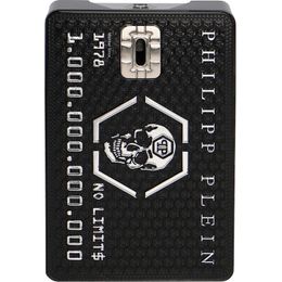 Philipp Plein Eau de Parfum »No Limit$« Würziger Duft mit Bergamotte, Karamell, Kardamom, Vanille und Oud. schwarz Herrenduft