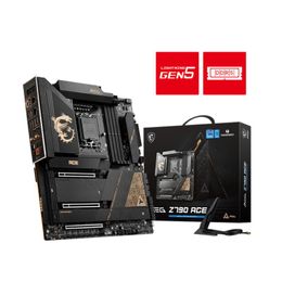 MSI Mainboard &raquo;MEG Z790 ACE&laquo; schwarz Dual 2.5G LAN, Wi-Fi 6E & Bluetooth 5.2, Dual Thunderbolt 4 Anschluss, Audio Boost 5 HD