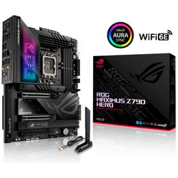 ASUS Mainboard &raquo;ROG MAXIMUS Z790 HERO&laquo; schwarz Renommierte Software: Bundle mit 1-Jahres-AIDA64 Extreme Testabonnement und intuitives UEFI BIOS...
