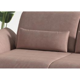 Inosign Sofakissen &raquo;Coco&laquo; wahlweise 2er- oder 3er-Nierenkissen-Set, Breite jeweils 64 cm rosa