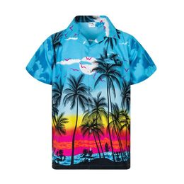 King Kameha Shirt 'Beach' male Blue size 7XL