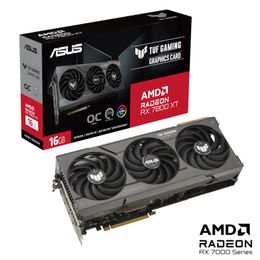 ASUS Grafikkarte &raquo;TUF-RX7800XT-O16G-GAMING&laquo; 16 GB GDDR6 grau Auto-Extrem pr&auml;zise automatisierte Fertigung f&uuml;r h&ouml;here Zuverl&auml;ssigkeit