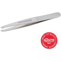 Tweezerman Pinzette »Schräge Slant« Präzise, handgeschliffen, aus rostfreiem Edelstahl. silberfarben Wow-Brows easy going: Der Slant Tweezer...