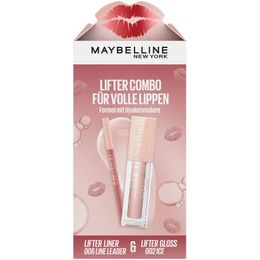 Maybelline NEW YORK Schmink-Set »Set: Lifter Gloss + Lifter Liner Lippenkonturenstift« Mit Hyaluronsäure, schöner Glanz, pflegend. mehrfarbig...