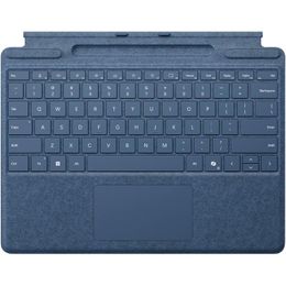 Microsoft Tastatur mit Touchpad »Surface Pro Keyboard mit Stiftaufbewahrung« (Fn-Tasten Touchpad) saphirblau