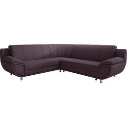 Trendmanufaktur Ecksofa »Rondo II, zeitlos & elegant, bequeme Armlehnen, L-Form« wahlweise mit Federkern, wahlweise mit Bettfunktion, B/T 247/267cm...