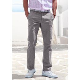 John Devin Chinohose »regular-fit, lange Oxford Hose« aus elastischer Baumwoll-Qualität grau 32 - Länge 30 Länge 30 32 Lange Hose von John Devin