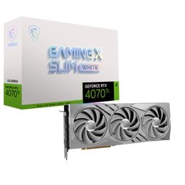 MSI Grafikkarte »GeForce RTX 4070 Ti GAMING X SLIM WHITE 12G« 12 GB GDDR6X weiß